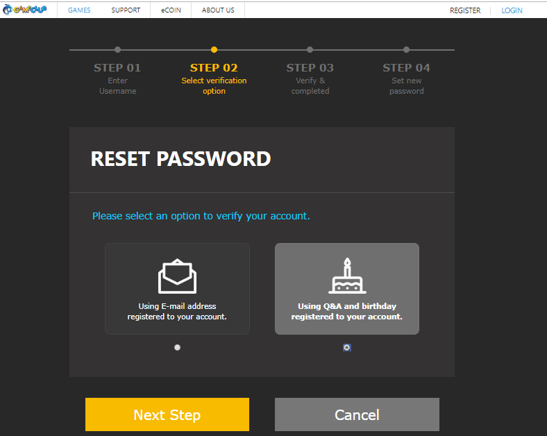 Self Help - Account Recovery – CFPH